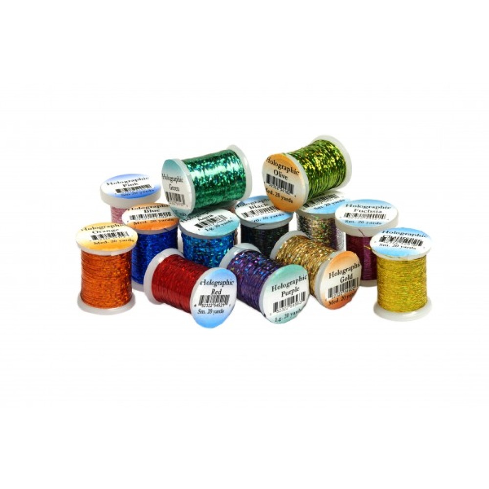 Fly Tying Holographic Tinsel - Troutflies UK