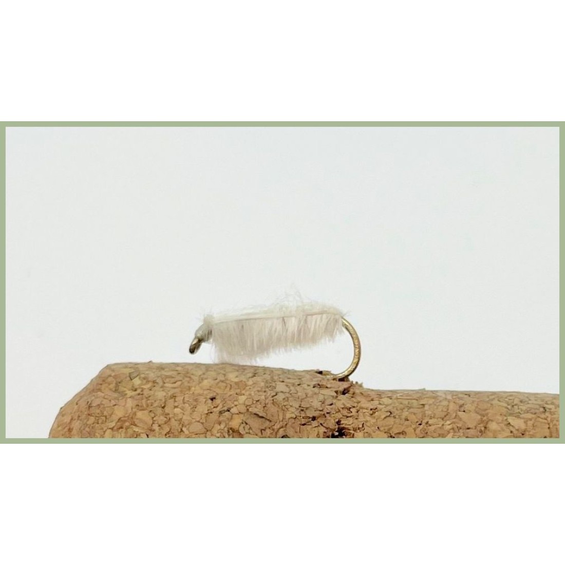 White chomper nymph fishing fly -Troutflies UK