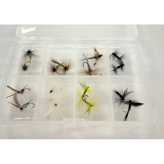 Popular Dry Fishing flies Boxed Set
