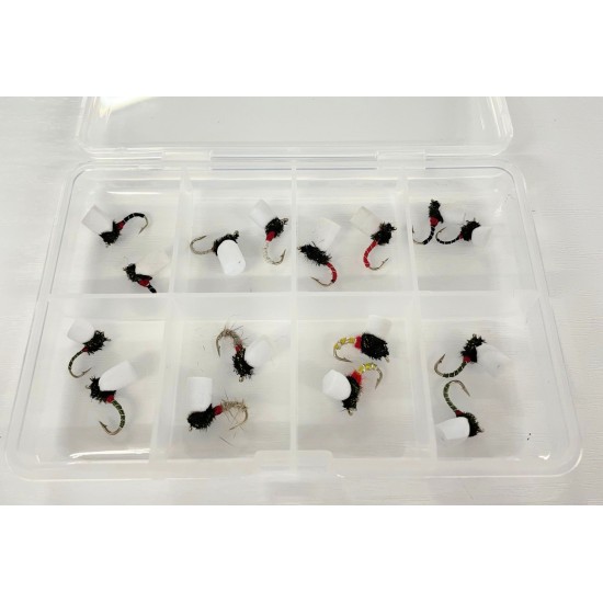 Suspender Buzzer Dry Fishing flies Boxed Set