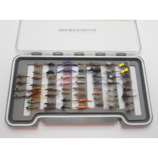 Ultimate River Boxed Set - 60 Named flies Troutflies UK