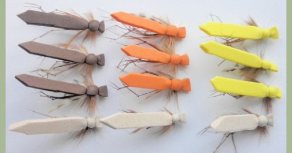 Flat Foam daddy long legs trout flies - Troutflies UK
