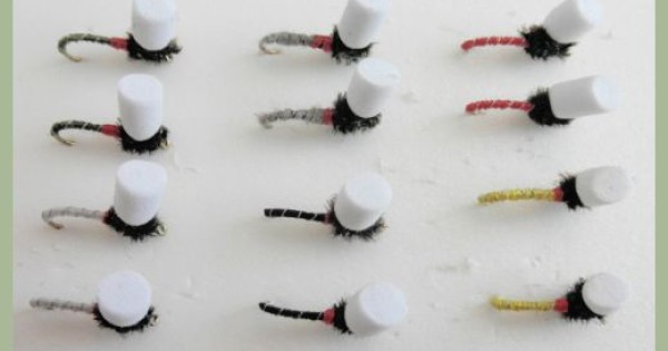 suspender trout fishing flies mixed colours Troutflies UK
