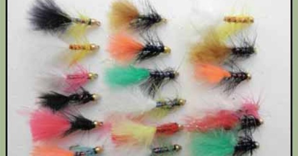 mini gold head dancer trout flies, mini lure for fly fishing Troutflies UK