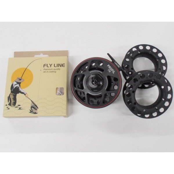 Basic fly fishing reel, leeda - Troutflies UK