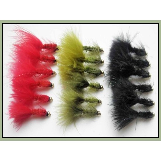 Woolly bugger trout flies lures winter - Troutflies UK