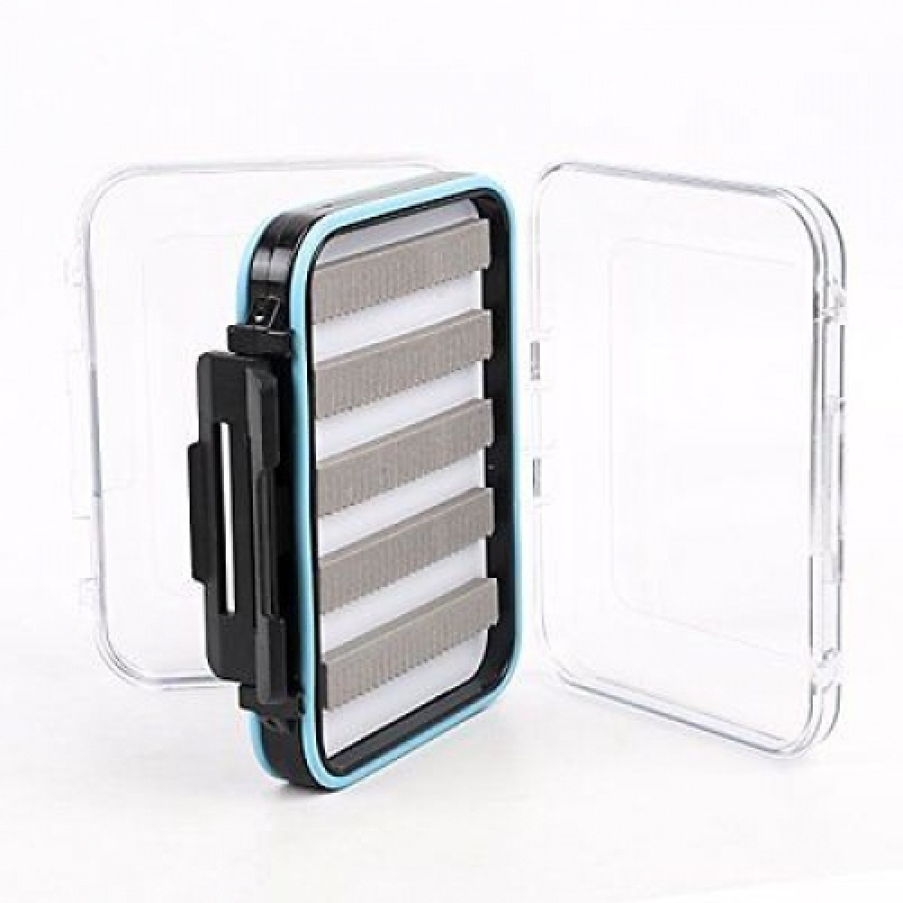 Fishing fly box clear lid - Troutflies UK