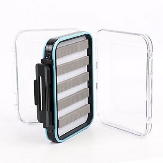 Fishing fly box clear lid - Troutflies UK