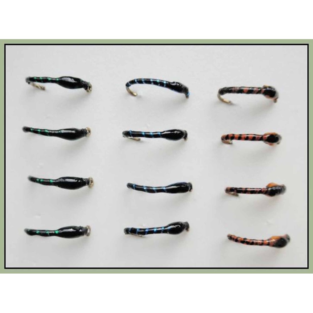 Crisp packet buzzer fishing flies Troutflies UK