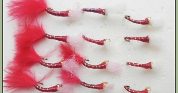 Buzzer flies, bloodworm fly, buzzers for fly fishing Troutflies UK
