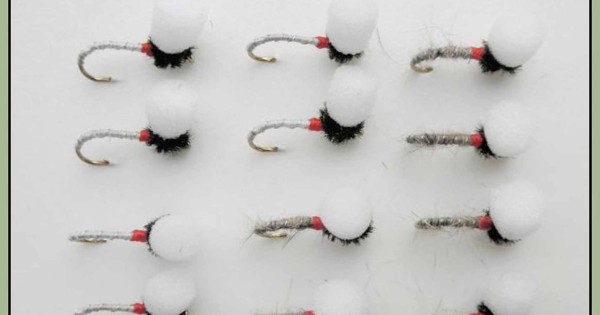 suspender trout fishing flies mixed colours Troutflies UK