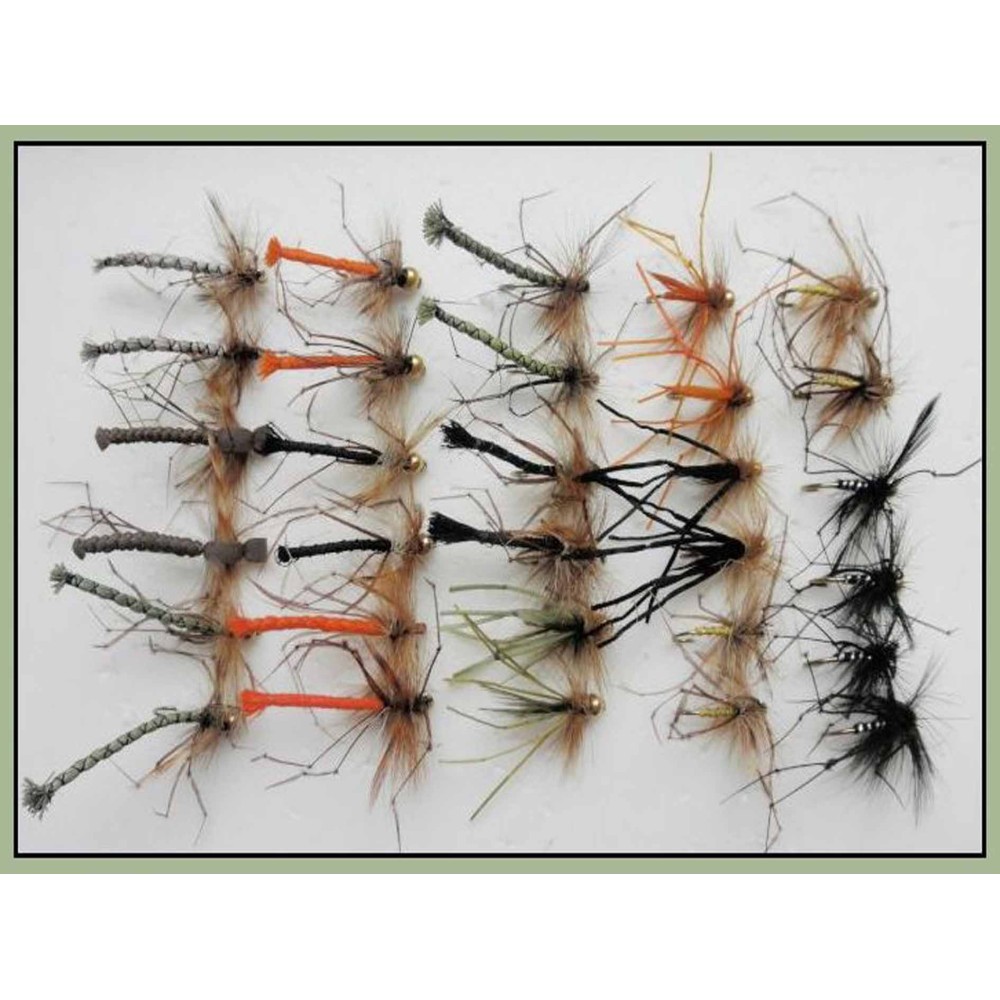 daddy long legs flies variety pack for fly fishing - Troutflies UK