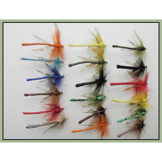 dragon flies for fly fishing flor sale, mixed colours - Troutflies UK