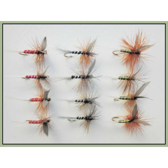 Barbless spinner fishing fly dry flies for fly fishing Troutflies UK