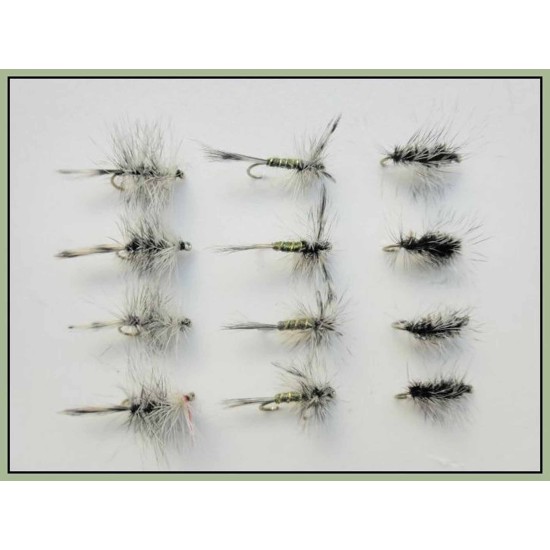 griffiths gnat,greenwell glory dry trout fishing flies- Troutflies UK