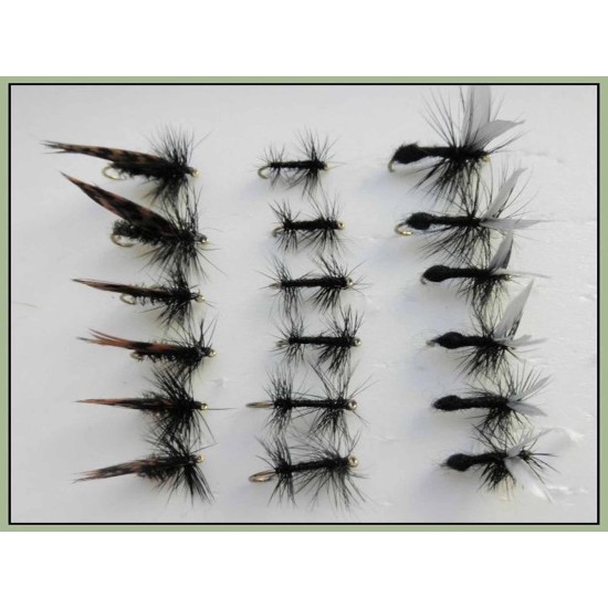dry trout fishing flies, ants,gnats and alder - Troutflies UK