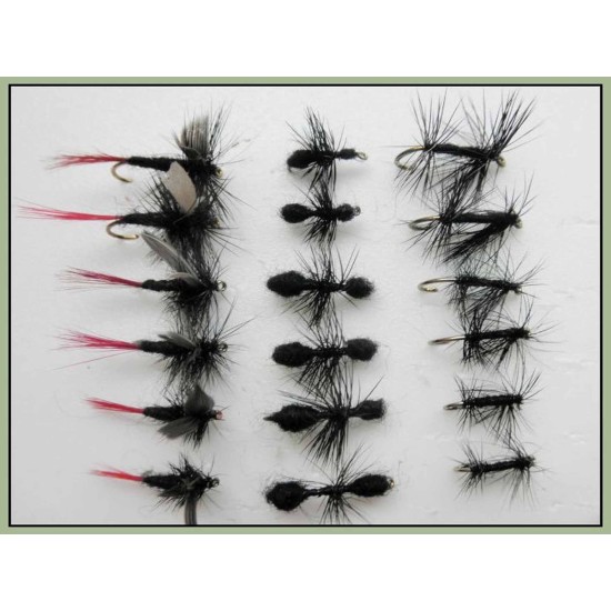 midge fishing fly with anrs and gnats - Troutflies UK
