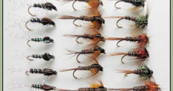 Cruncher and pheasant tail trout flies fly fishing river flies ...