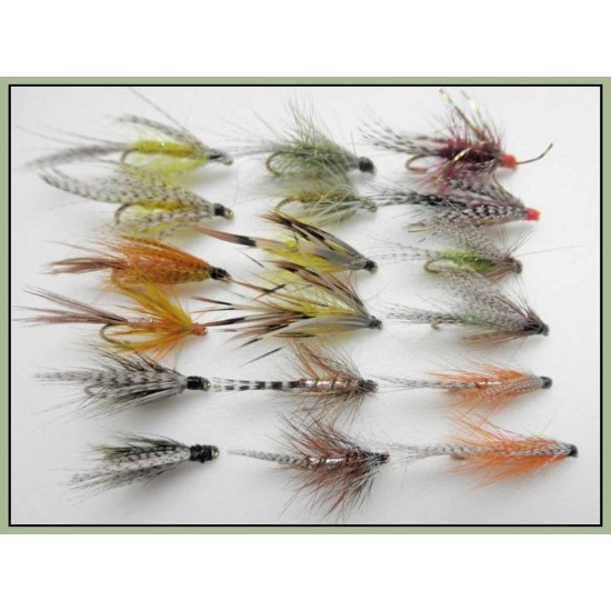mayfly dabbler trout fishing flies pack of 18 - Troutflies UK