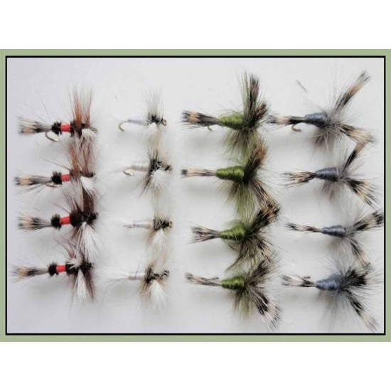 Wulff trout fishing flies, early season mayfly - Troutflies UK